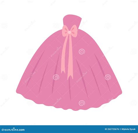 Female Evening Dress Stock Vector Illustration Of Cloth 262725676