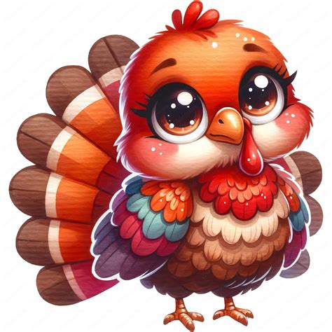 Cute Turkey Clipart Bundle Thanksgiving Designs Digital Download Etsy