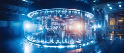 A Nuclear Facility With A Critical Alarm System Monitoring Radiation Levels And Containment