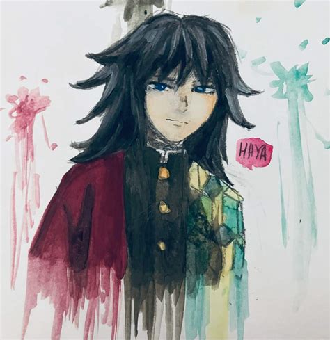 Giyu Toemioka Drawing Demon Slayer Kimetsu No Yaiba Amino