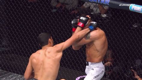 Ufc Qatar Orolbai Slaat Hermansson Zwaar Knock Out Mixed Martial