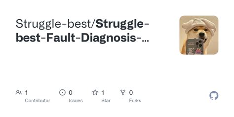github struggle best struggle best fault diagnosis method based on 1d