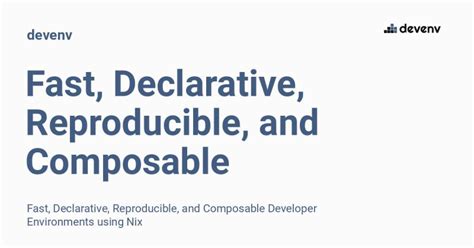 domen kožar on linkedin fast declarative reproducible and