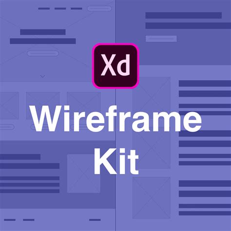 Adobe XD Wireframe Kit M
