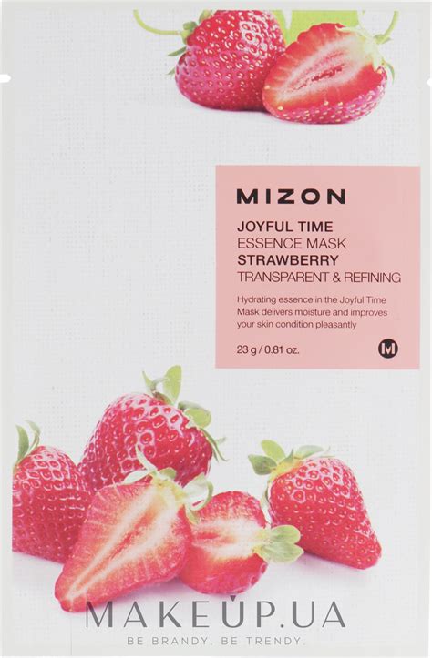 Mizon Joyful Time Essence Mask - Тканевая маска для лица "Клубника ...