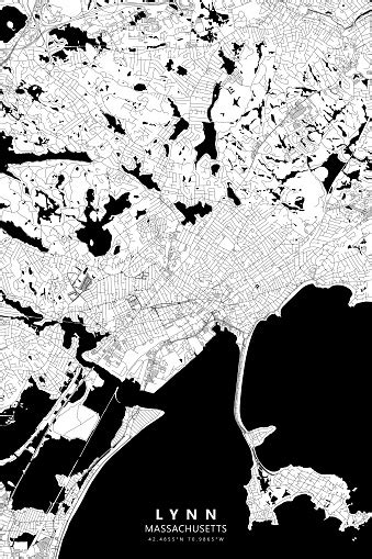 Lynn Massachusetts Usa 벡터 맵 0명에 대한 스톡 벡터 아트 및 기타 이미지 0명 강 거리 Istock