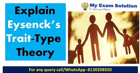 Explain Eysenck S Trait Type Theory My Exam Solution
