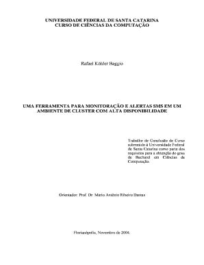 Fillable Online Projetos Inf Ufsc Universidade Federal De Santa