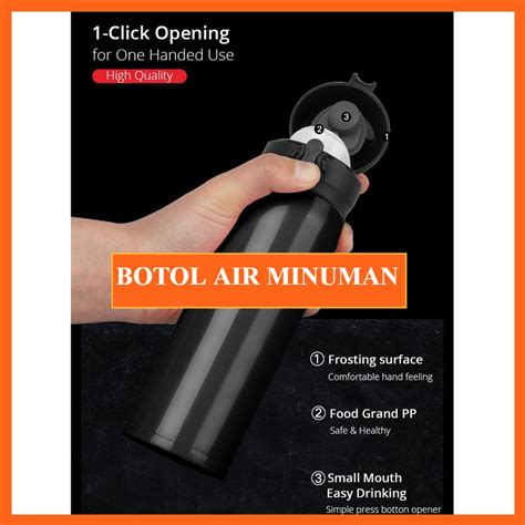 Botol Air Minuman Tamos Besi Tahan Karat Dan Panas 500ml Bottle
