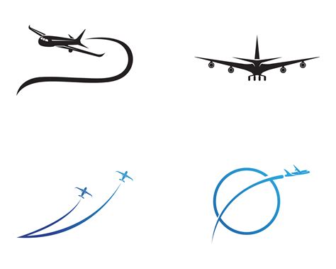 Aircraft Airplane Airline Logo Label Journey Air Travel Airliner