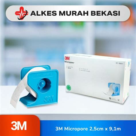 Jual Micropore 1inc 3m Per Box Micropore 1 In Plester Perekat Per Box Shopee Indonesia