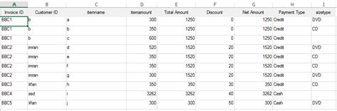need to merge column data of excel file while exporting from app