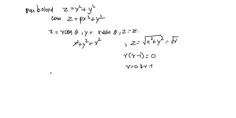 Solved Find The Volume Of The Solid Bounded Below By The Circular