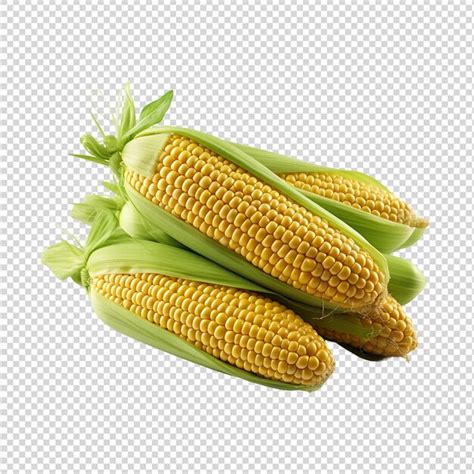 Premium Psd Sweetcorn Isolated On White Background