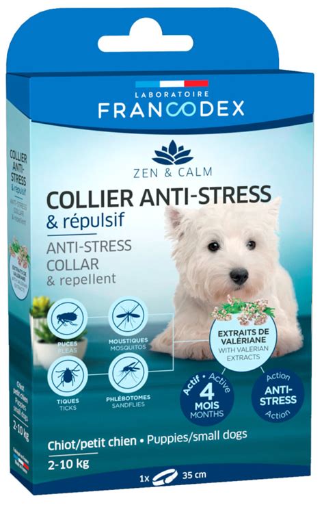 COLLIER ANTI STRESS REPULSIF POUR CHIOT ET PETIT CHIEN Jardiland