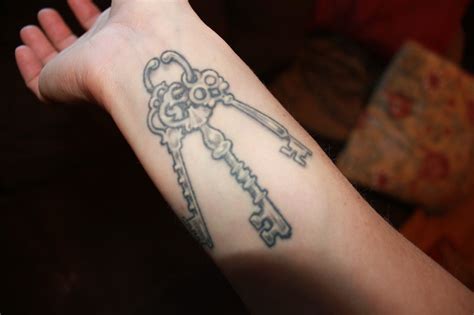Key Shape Tattoos