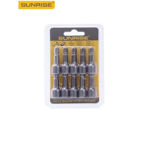 Sunrise Tex Screw Adaptor Magnetic Nut Socket Tex Screw Adapter Pack