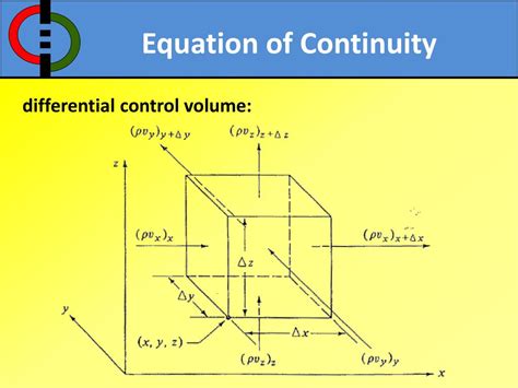 Ppt Equation Of Continuity Powerpoint Presentation Free Download Id 2567040