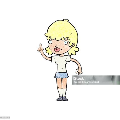 말풍선이 있는 아이디어가 떠오른 여성 낙서 드로잉에 대한 스톡 벡터 아트 및 기타 이미지 낙서 드로잉 명랑한 문화
