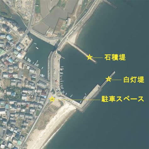 若松漁港の釣り場ポイント情報と釣果！釣り広場com