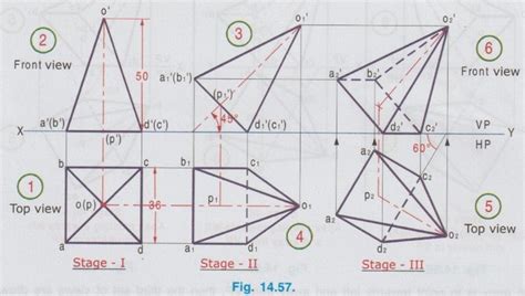 Axis Inclined To Both The Planes Engineering Graphics Eg