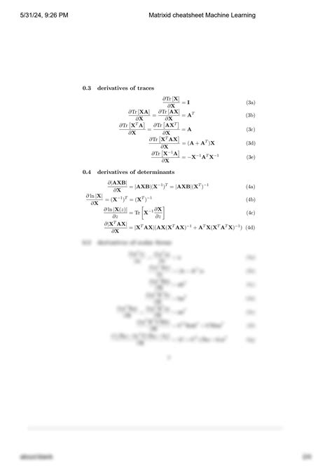 Solution Matrixid Cheatsheet Machine Learning Studypool