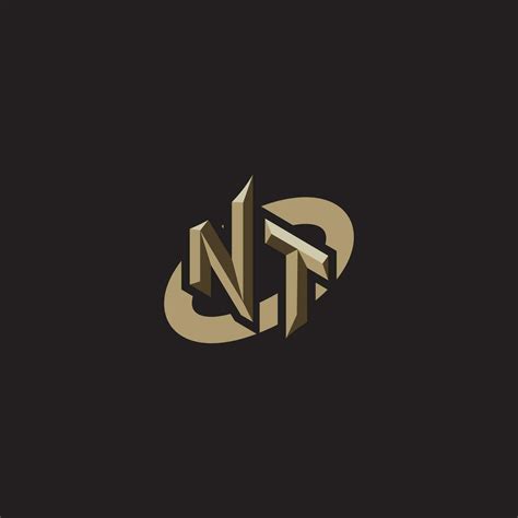 Nt Initials Concept Logo Professional Design Esport Gaming 35168338