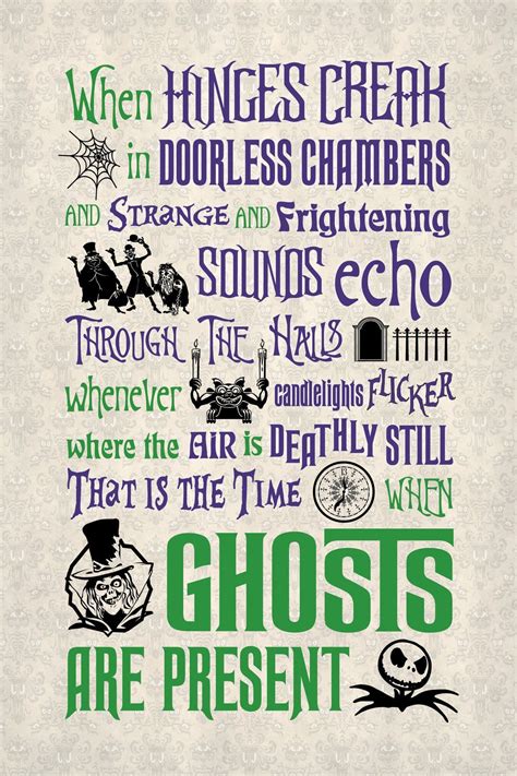 24x36 Disney Inspired Haunted Mansion Printable Etsy Haunted