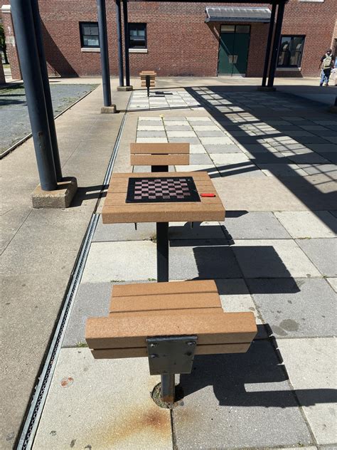 My City Installed Chess Boards Near The Beach Only Problem Is That It