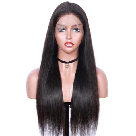 Silky Straight Brazilian Virgin Hair Lace Front Wigs Lfnbbw