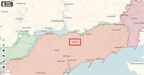 British Intel Russia Fortifies Zaporizhzhias Tokmak Fearing