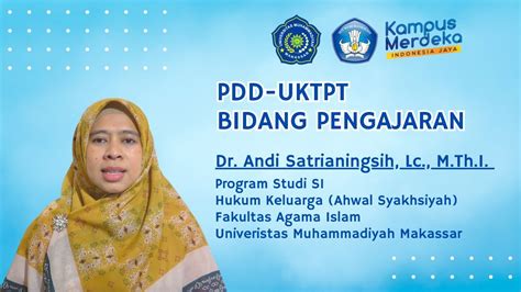 PDD UKTPT Bidang Pengajaran Serdos 2023 Andi Satrianingsih
