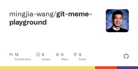 GitHub Mingjia Wang Git Meme Playground