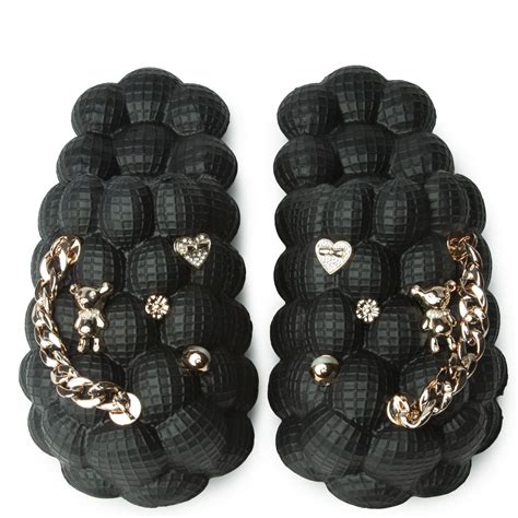 SHIEKH Jelly Bubble Sandal VALENCIA 005 BLK Shiekh