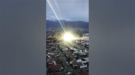 Laser Beam Strikes A House💥 Technology Space Laser Shorts