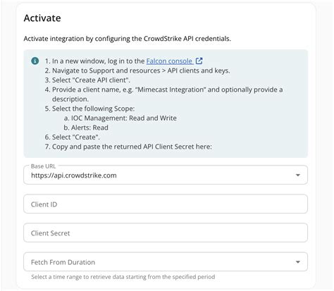Crowdstrike Integration Mimecast