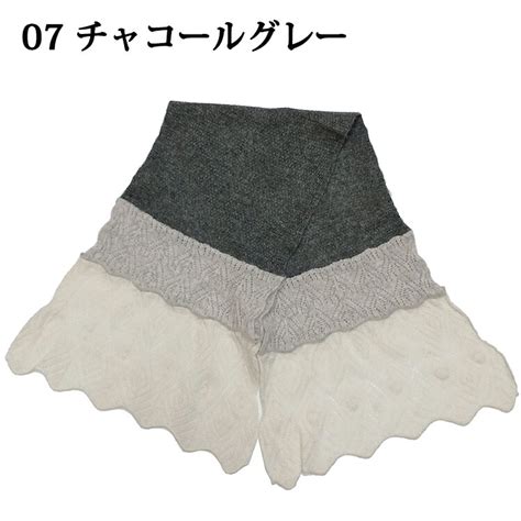 【楽天市場】カシミヤ100％ 編み柄mix コンパクトクロスマフラー 【品質検査済】【手洗い可能】シンプル 無地 レース ネックウォーマー