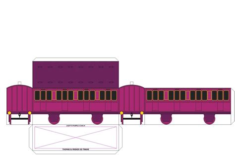 Diy Paper Model Train Car