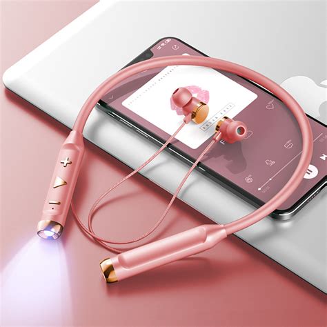 Bobomoti Bluetooth Headphones Clearance With Flashlight Wireless Neck