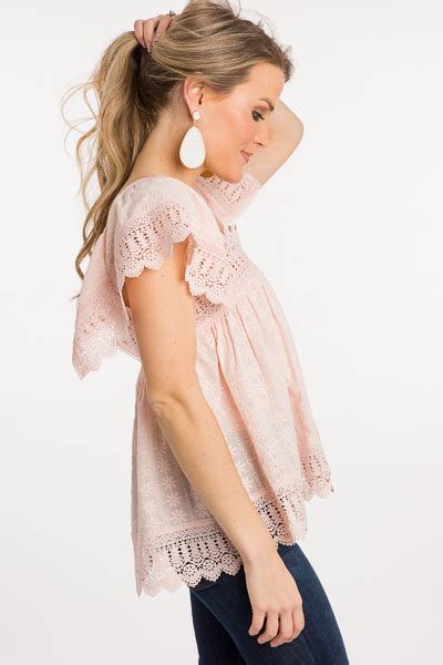 Nothing Sweeter Blush Top Short Sleeve And Sleeveless Tops The Blue