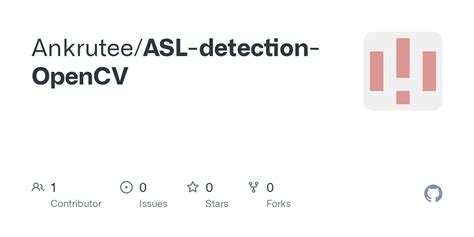 Github Ankrutee Asl Detection Opencv