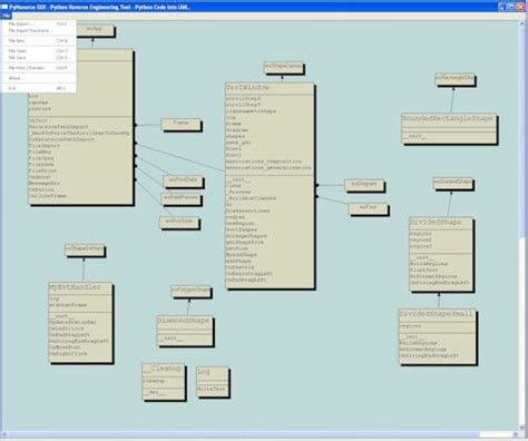 AndyPatterns PyNSource UML Tool For Python Floor Plans Diagram Python