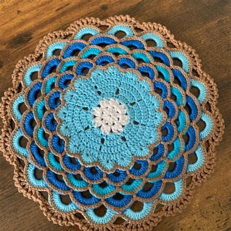 CROCHET PATTERN Blooming Ivy Oval Doily Table Runner Written Pattern