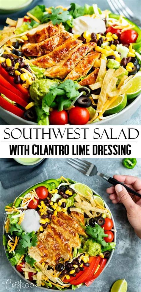 Southwest Salad With Cilantro Lime Dressing Artofit