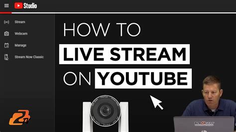 How To Live Stream On Youtube With An Ip Ptz Camera Youtube
