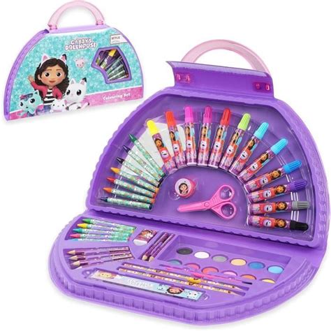 Coloriage Enfant Fille Malette Dessin Enfant Pcs Peinture Crayons De Couleur Feutres