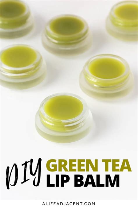 DIY Green Tea Lip Balm With Printable Labels A Life Adjacent