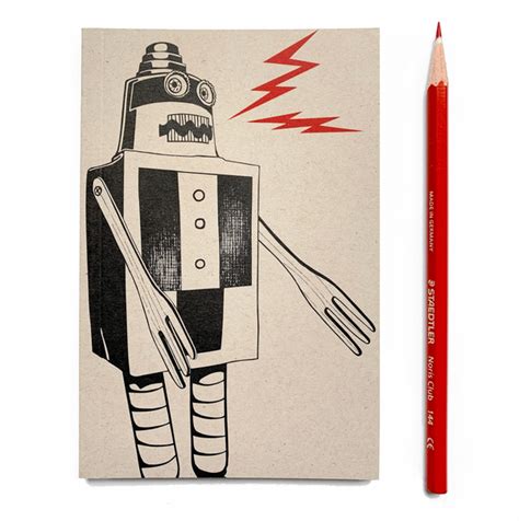 Small Journal Robot Monster