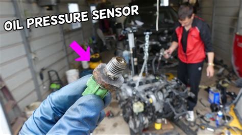 OIL PRESSURE SENSOR SWITCH REPLACEMENT LOCATION MAZDA CX 7 CX7