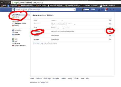 Cara Mengganti Password Facebook